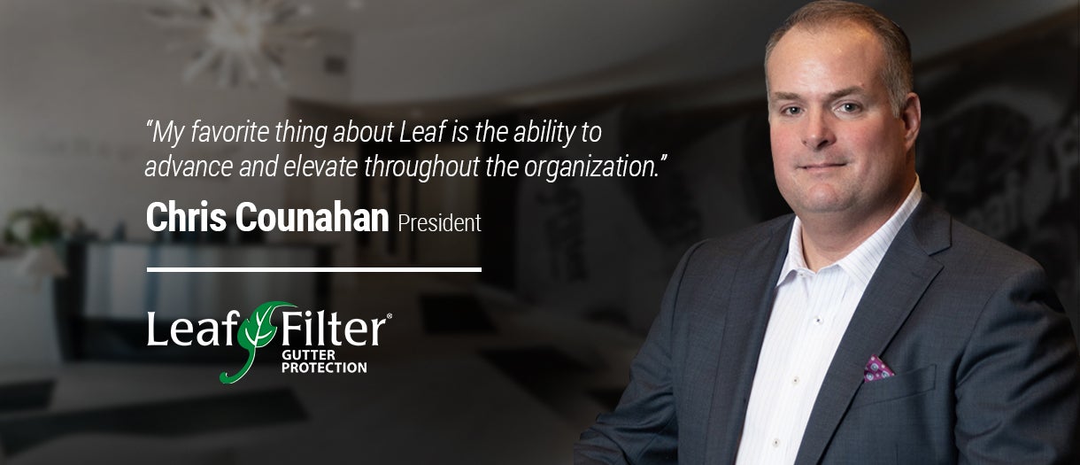LeafFilter® Gutter Protection Announces Chris Counahan as New President ...